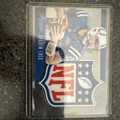 2014 Panini Prestige Die Cut NFL Shield Andrew Luck #13 NM-MT 🔥🔥🔥 | eBay