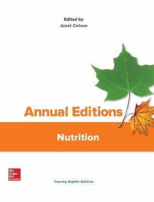 Annual Editions: Nutrition by Janet M. Colson (2017, Trade Paperback ...