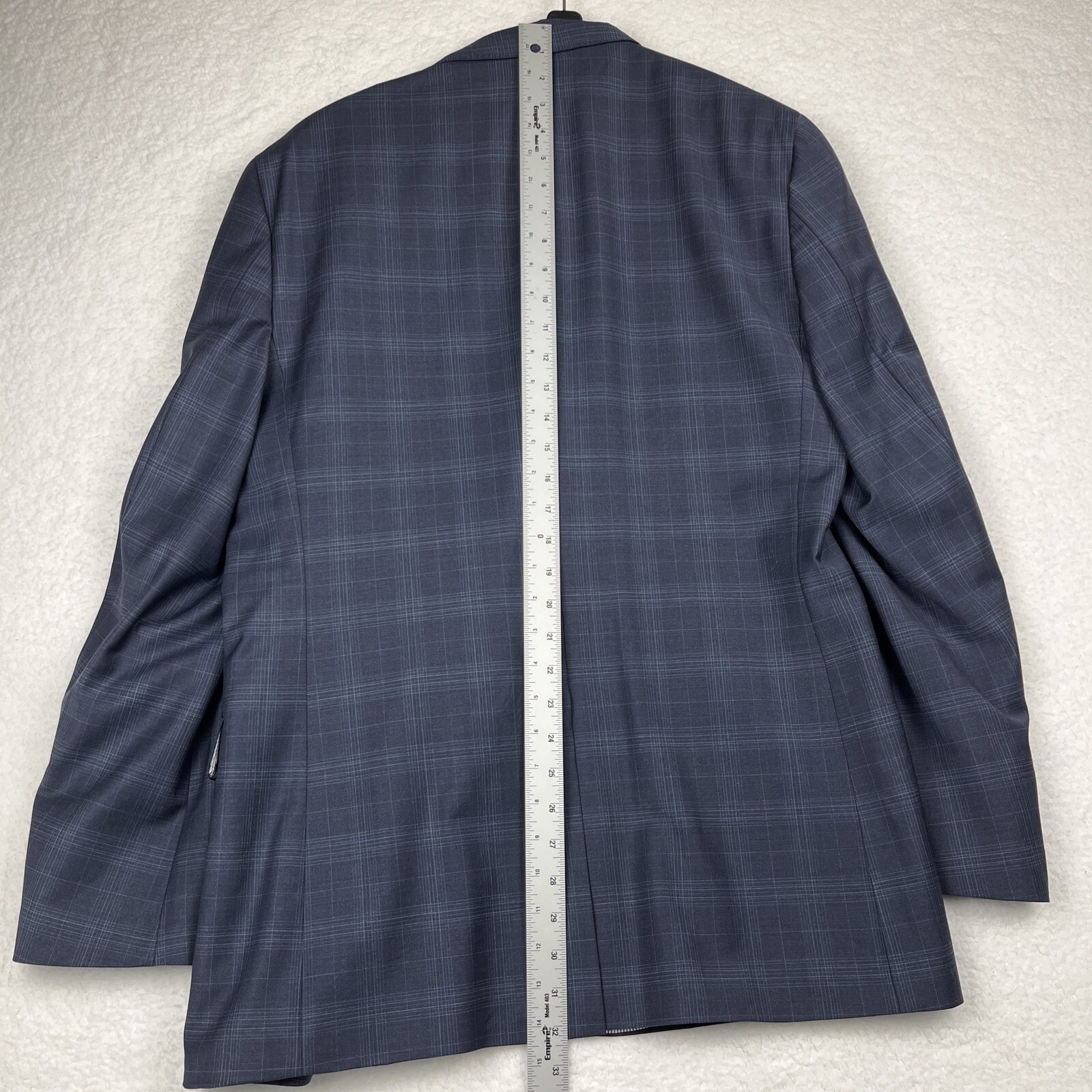 Brooks Brothers 346 Explorer Fitzgerald Fit Blue Plaid Suit 44R Pants ...