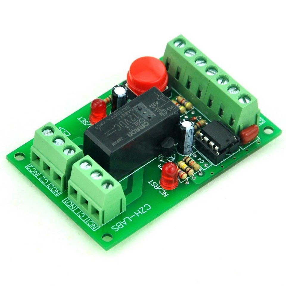 ELECTRONICS-SALON Panel Mount Momentary-Switch/Pulse-Signal Control ...