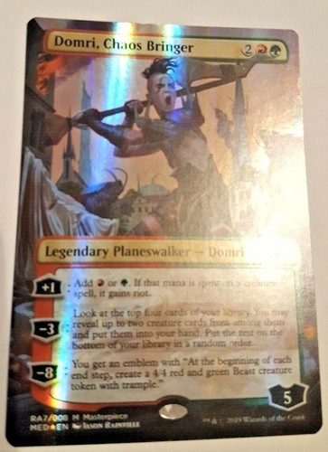 Domri, Chaos Bringer and Emblem - Ravnica Allegiance Mythic Edition ...