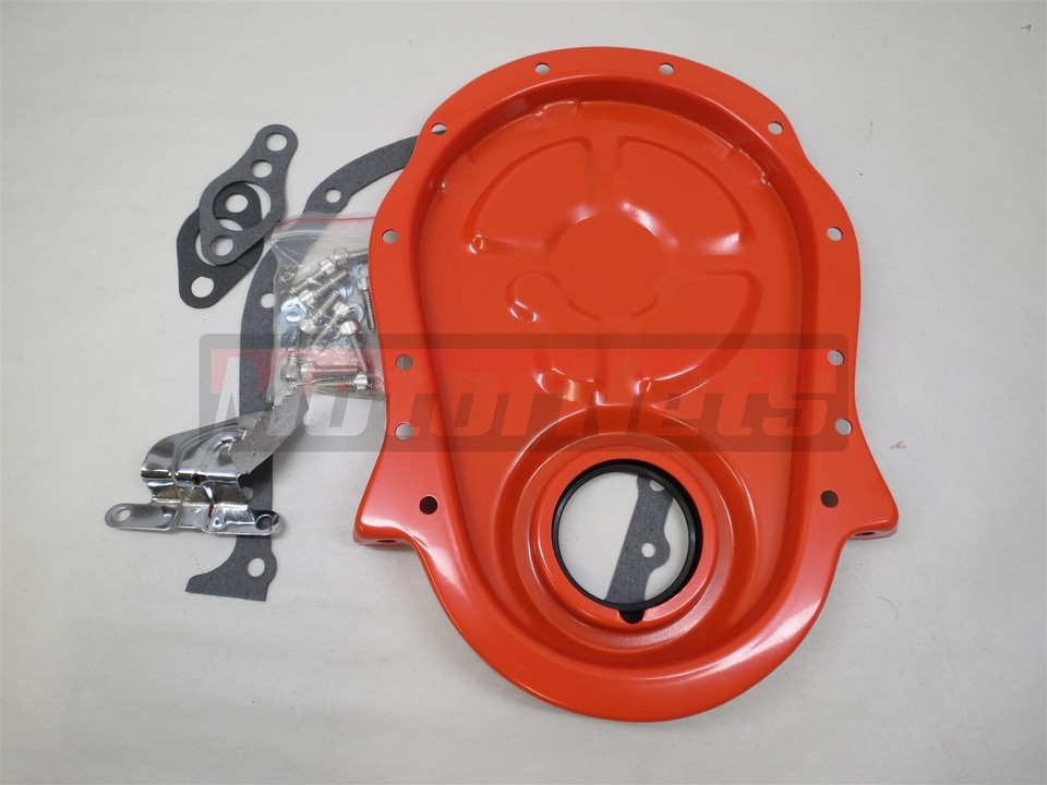 Orange BBC Big Block Chevy 396 402 427 454 Timing Chain Cover Set ...