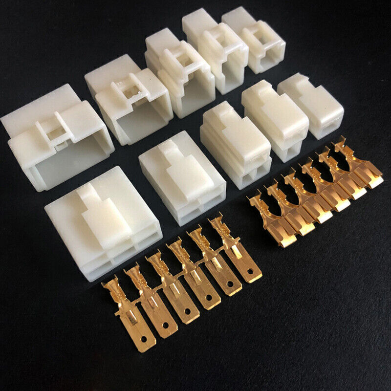 Pin Plug Electrical Wiring Multi-Connector Terminals 1/2/3/4/6/8 Way 6 ...