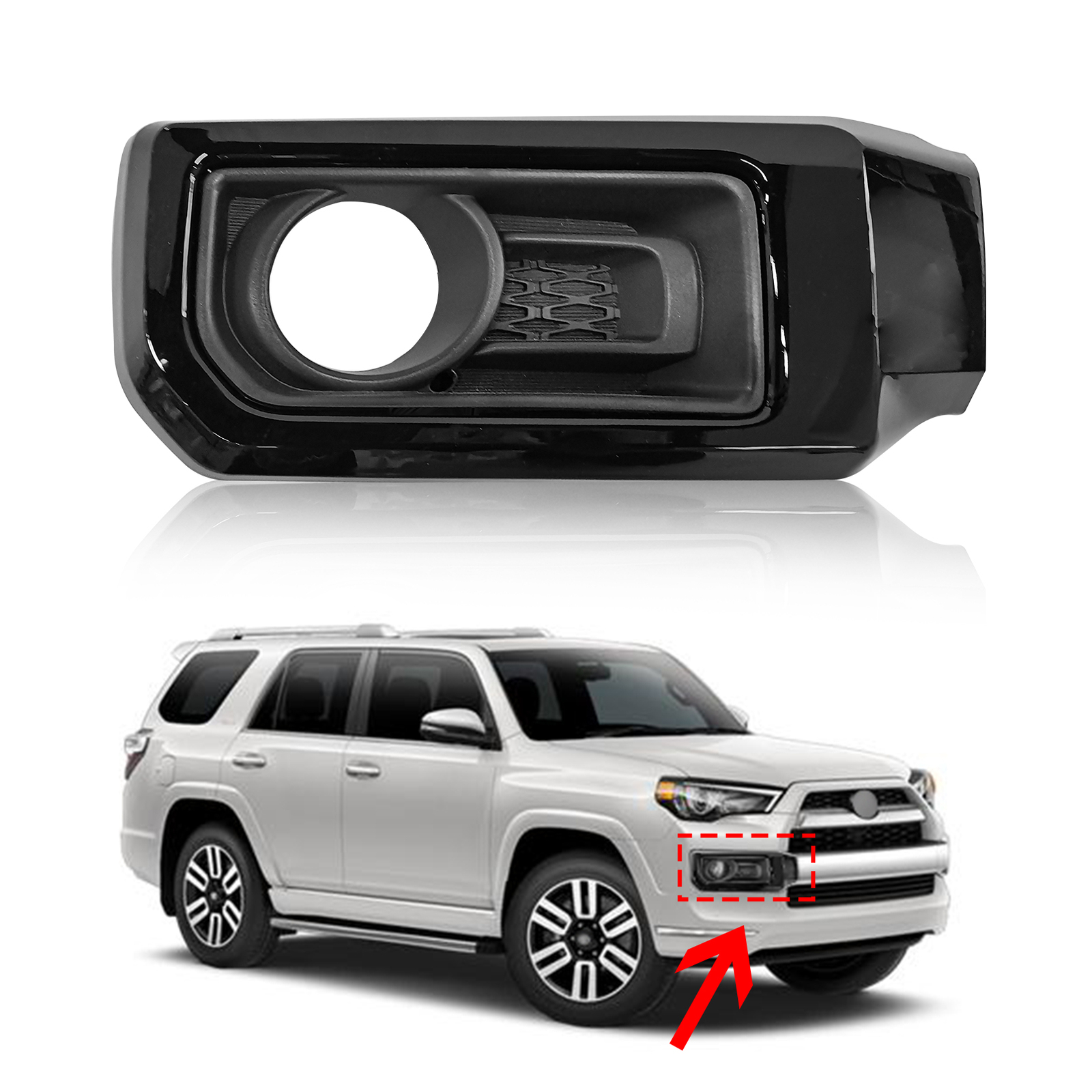 For 2014-2023 Toyota 4Runner Limited Fog Light Cover Bezel Passenger ...
