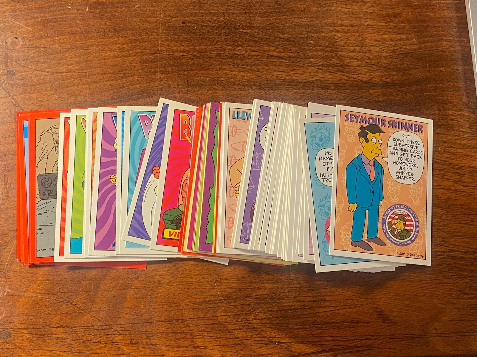Near Complete Set 1994 Skybox Simpsons Series 2 (70/80 Cards) Bart ...