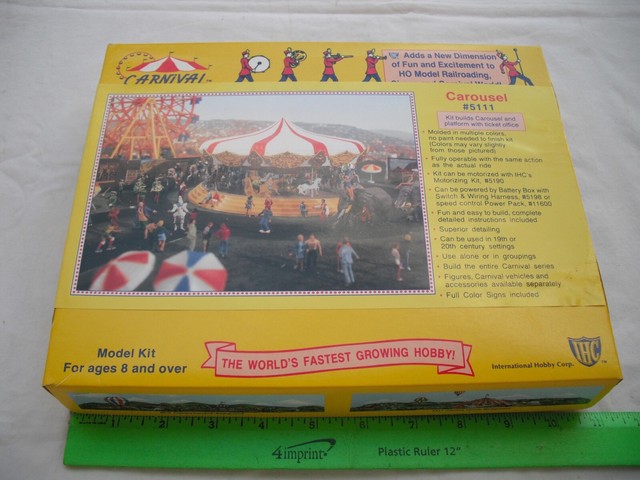 IHC HO Scale Carousel Carnival Amusement Ride Kit 5111 for sale online ...