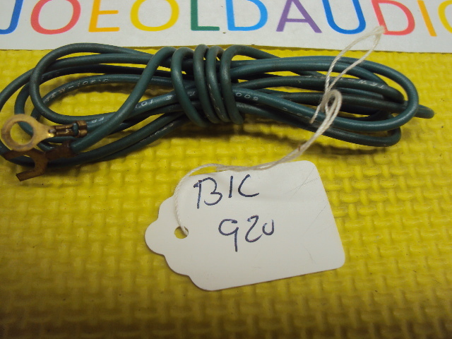 BIC 920 Original Ground Wire. Tested. Parting Out Entire BIC 920 ...