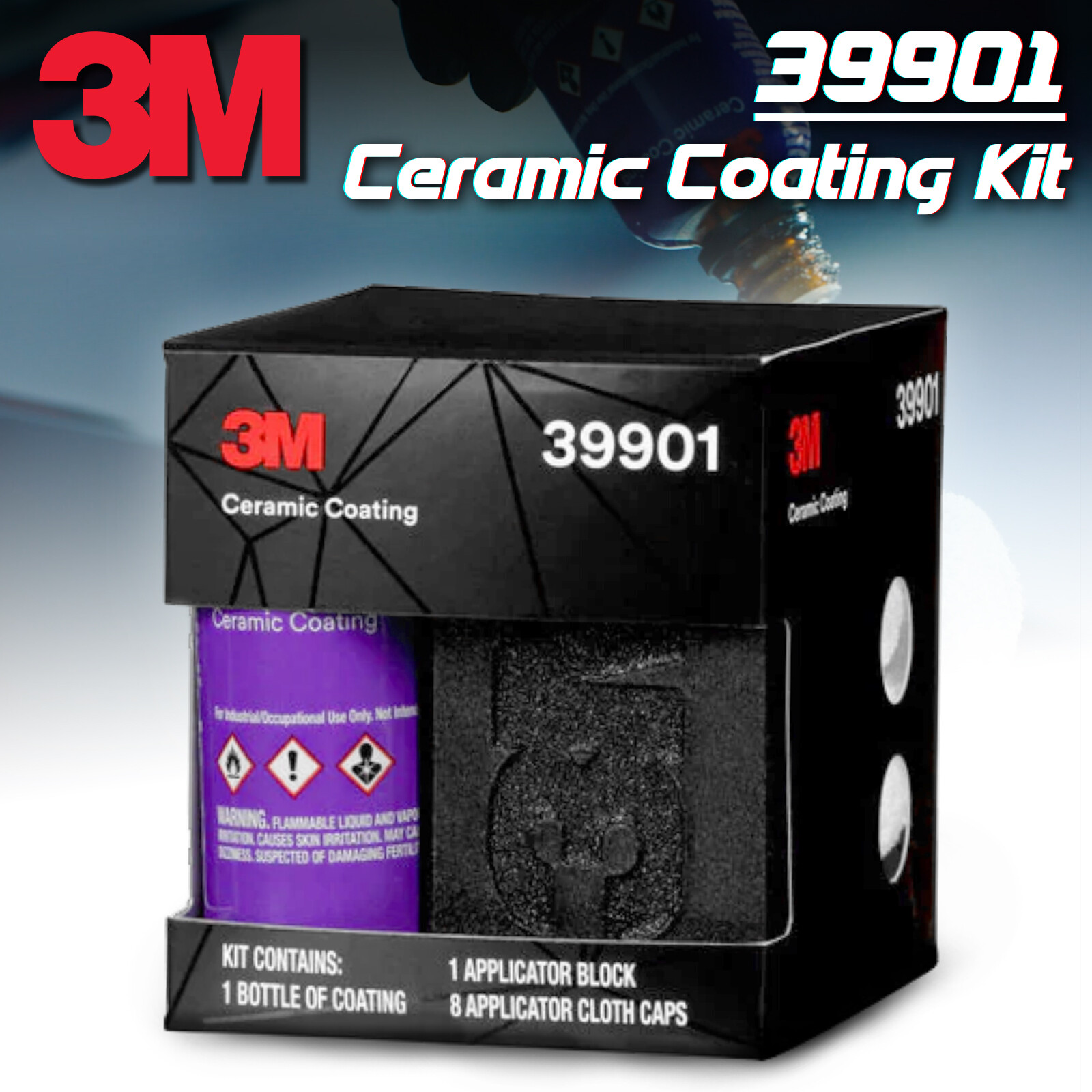 3M Ceramic Coating Paint Vinyl Wrap PPF Glass Car Protection High Gloss ...