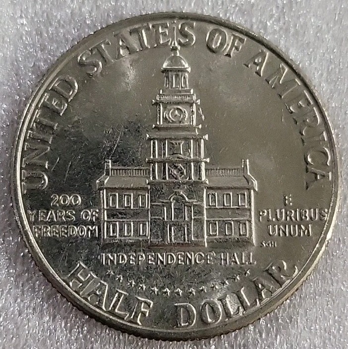 1976 P Kennedy Bicentennial Half Dollar Average Circulation *A504 | eBay