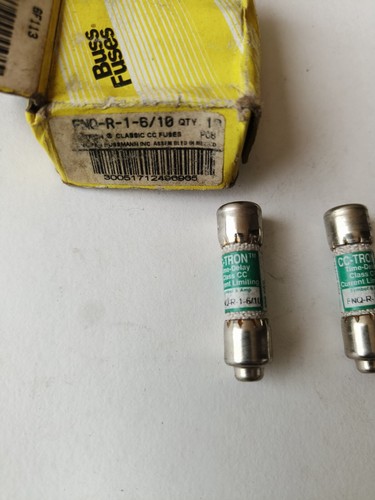 Eaton BUSSMANN TRON FUSES CC FNQ-R-1-6/10 (LOT OF 4PC | eBay