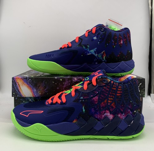 Puma MB.01 Galaxy Lamelo Ball Navy Red Green Blue Basketball 376677-07 ...