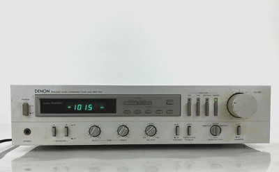 VINTAGE Denon DRA-300 AM FM Tuner Stereo Receiver Silver - Balance Dial ...