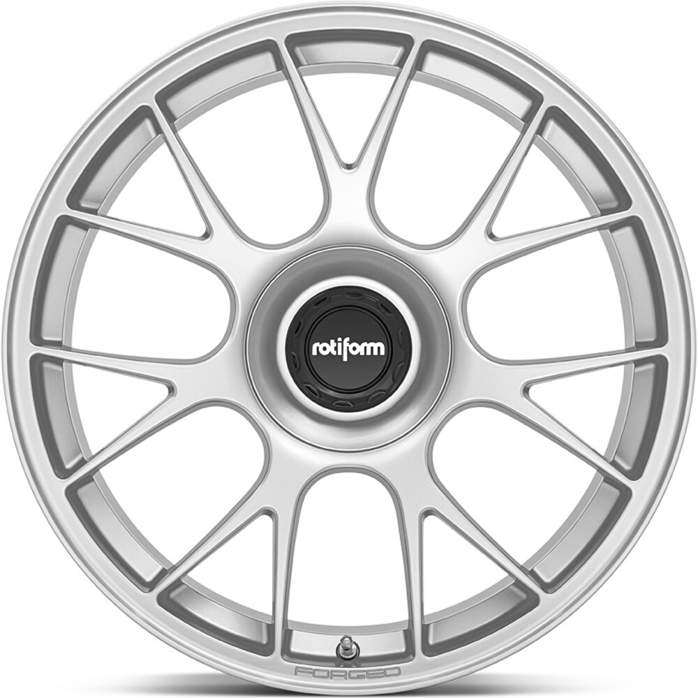 1 Wheel 21" Rotiform TUF 21x9 5x130 Gloss Silver 45ET 71.5CB ...