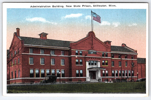 State Prison Jail Administration Building Stillwater Minnesota MN Flag ...