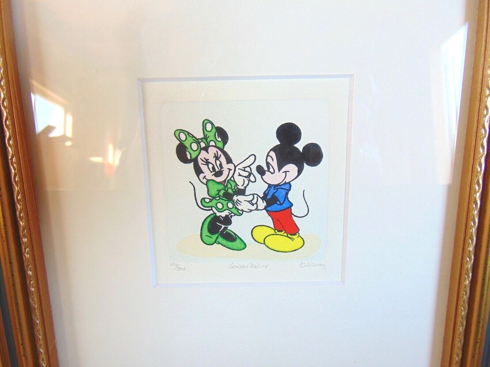 Sowa + Reiser Mickey & Minnie Etching 290/500 | eBay