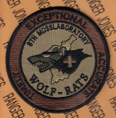 USAF Air Force 8th Medical Support Sq MDSS Laboratory 3.75" OCP No Hook ...