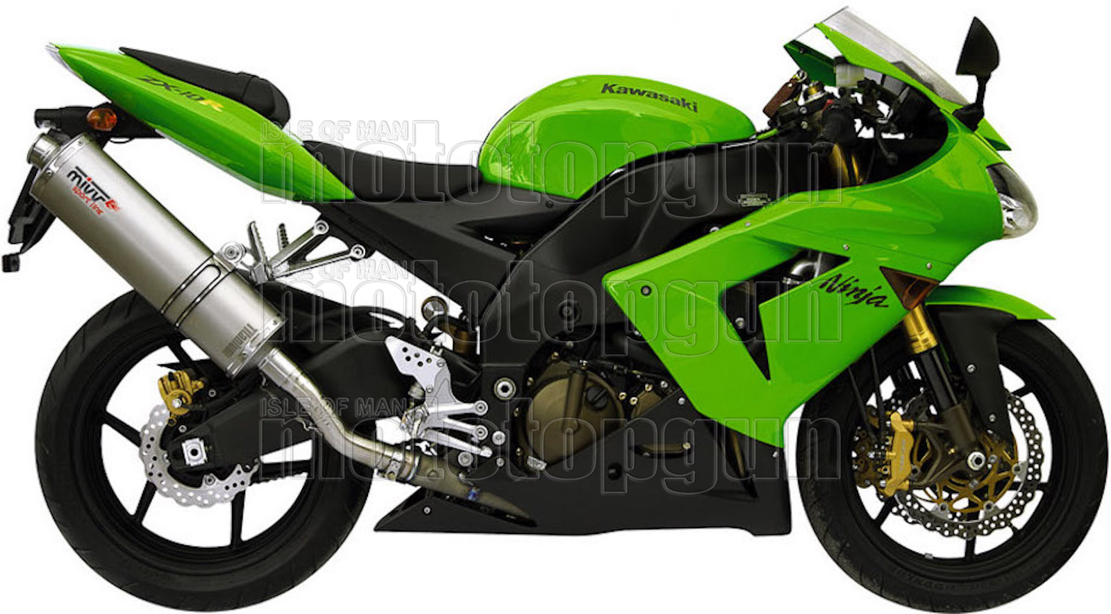 MIVV EXHAUST OVAL TITANIUM KAWASAKI ZX-10 ZX10 R 2004 04 2005 05 | eBay