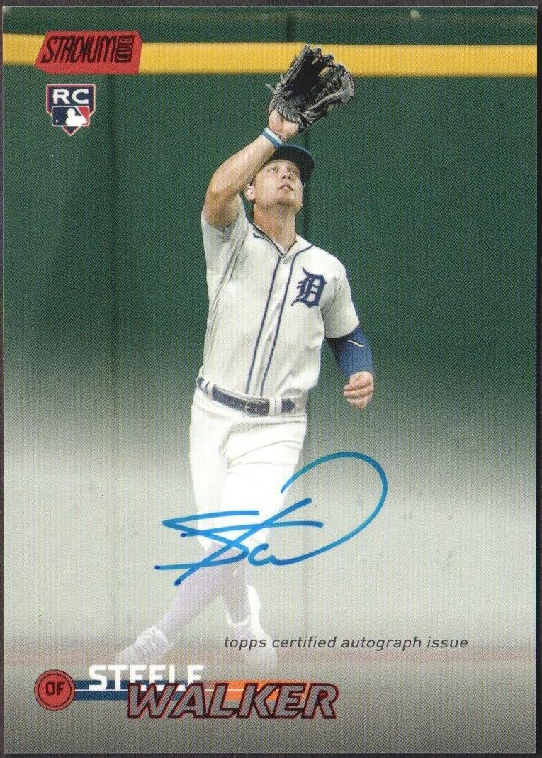 2023 Topps Stadium Club - Autographs Steele Walker #SCBA-SW Red Foil ...