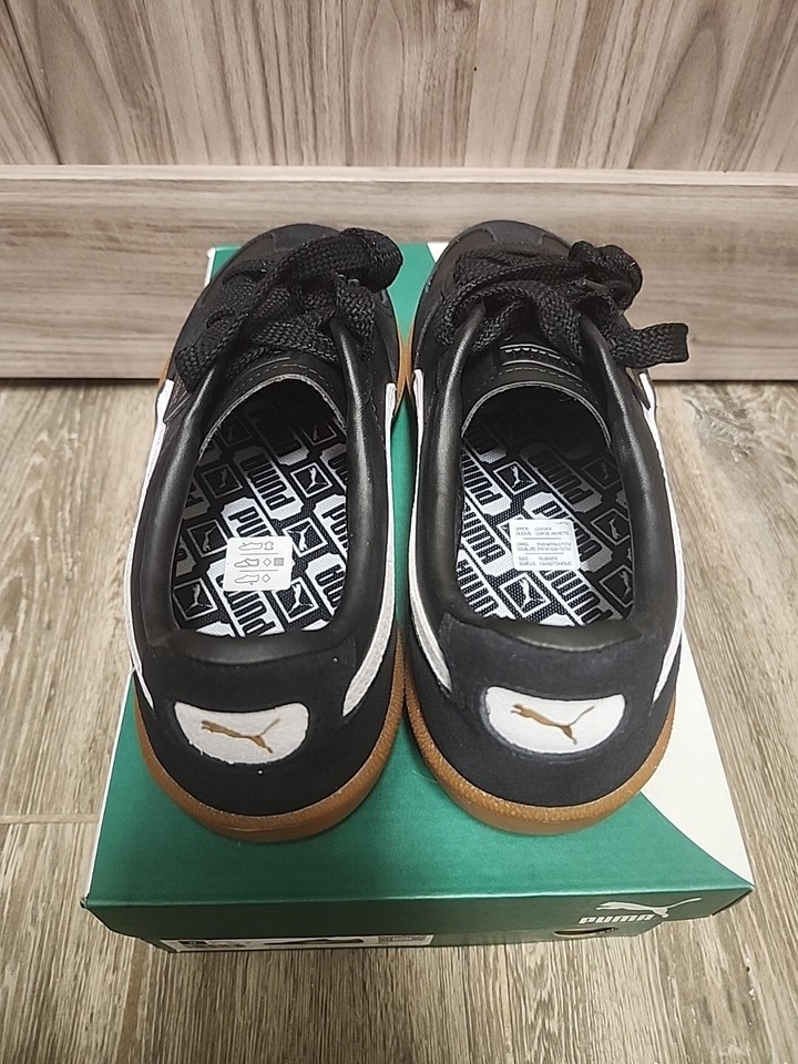 Puma Palermo Leather 39646403 Mens US 8 Black Lace Up Lifestyle ...