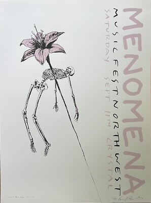 Menomena, 2010, Crystal Ballroom,Portland. S & #'d Casey Burns 1st | eBay