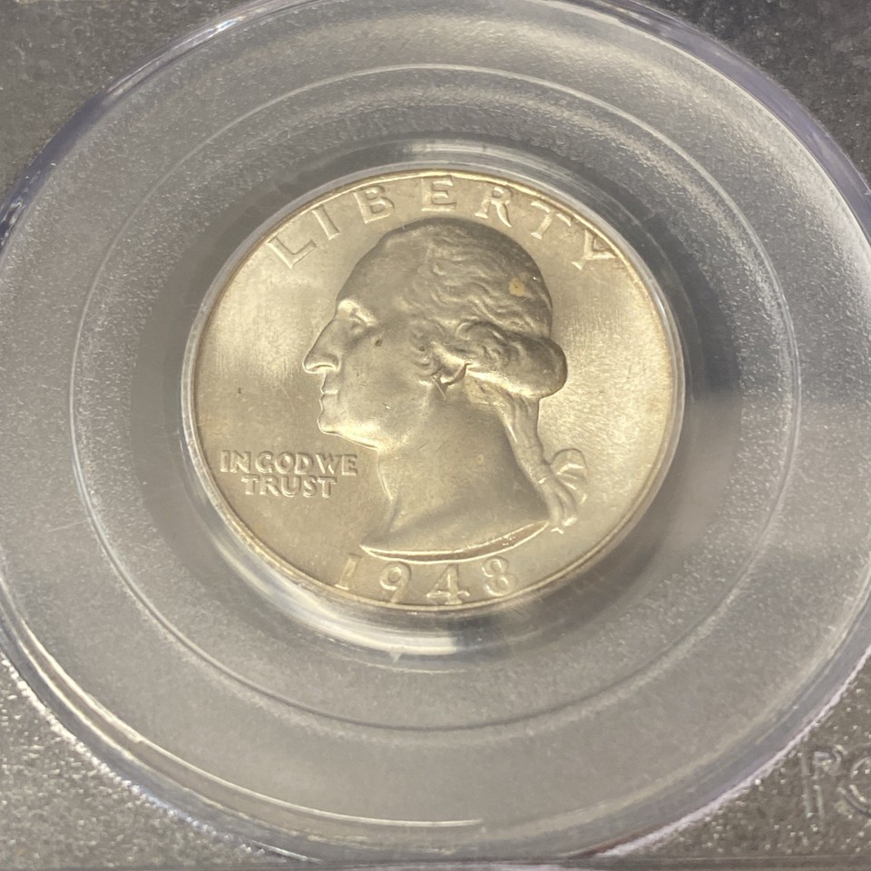 1948-S Washington Quarter MS66 PCGS Better Date Silver 25C Bright White ...