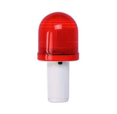 `Led Road Cone Dome Light Red Beacon Warning Lights For Construction Traff | eBay Australia