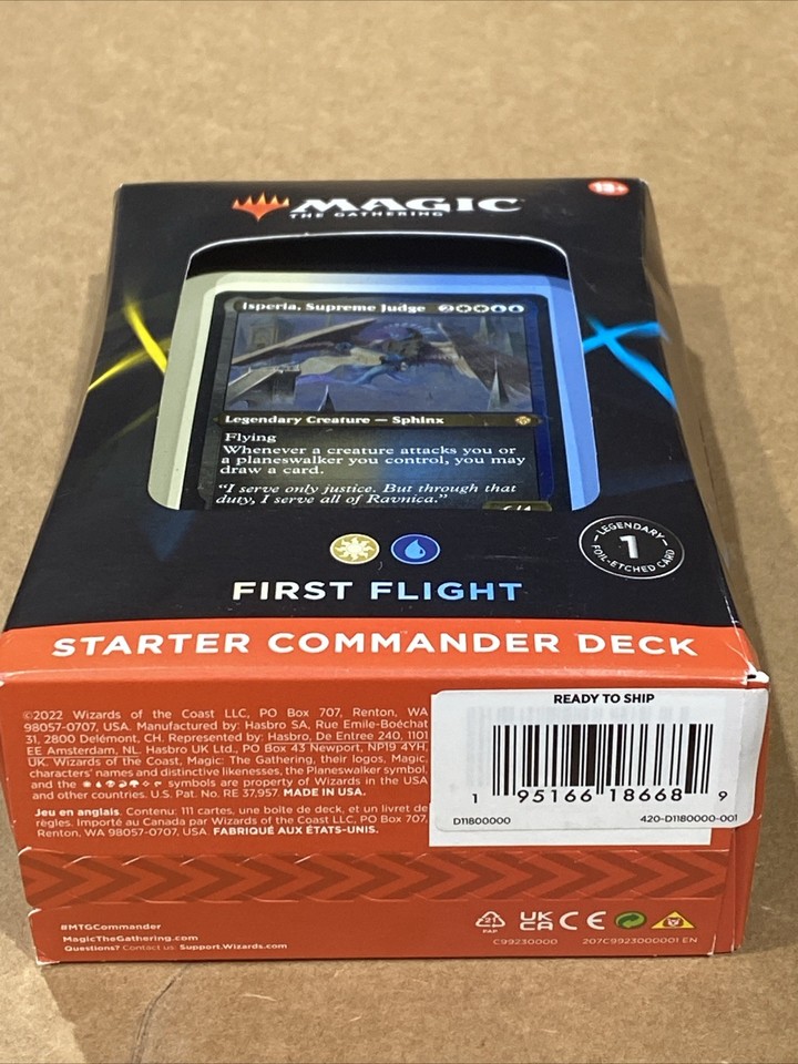 Magic: The Gathering Starter Commander Deck – First Flight (White/Blue) New | eBay