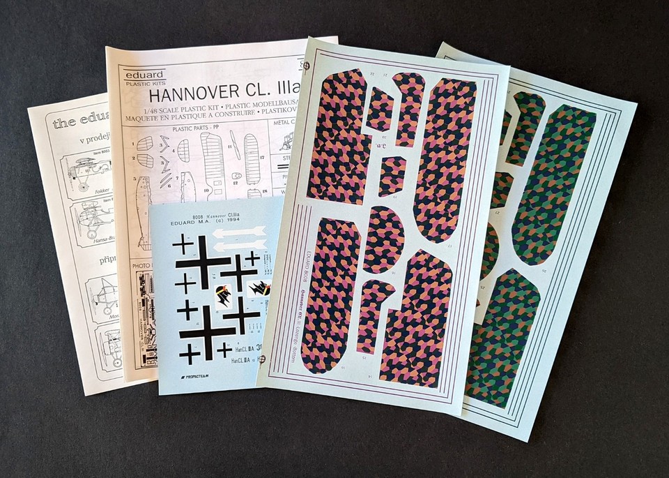 Eduard HANNOVER Cl.IIIa GERMAN GROUND ATTACK AIRCRAFT 1/48 Model Kit ...