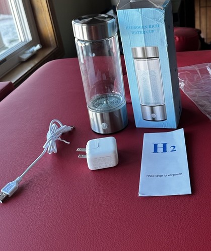 Hydrogen Rich Water Cup, Travel Mugs Hydrogen Water Bottle (Open Box) W ...