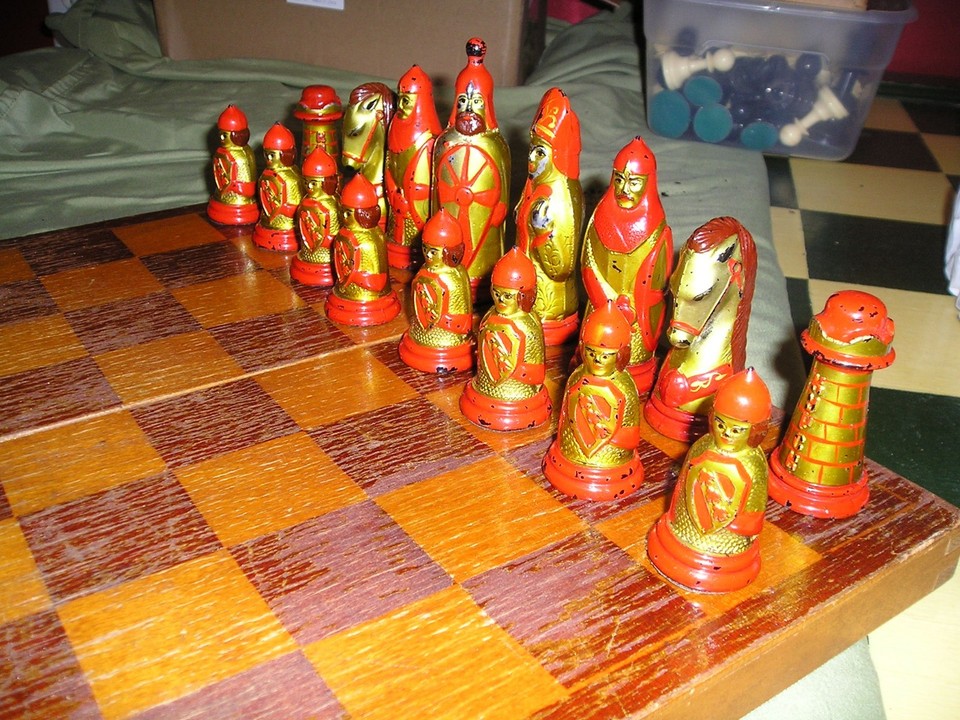 Unique Eastern European Chess Set | eBay