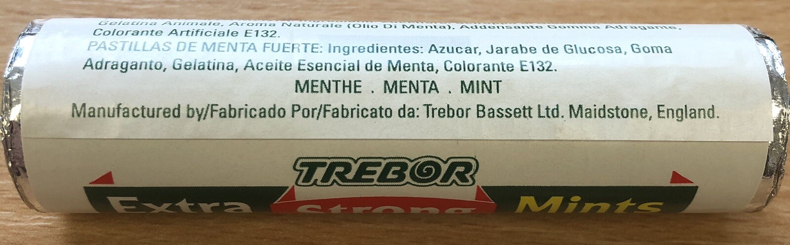 Vintage Unopened 1980’s Trebor Extra Strong Mints Tube Approx 40 Years ...