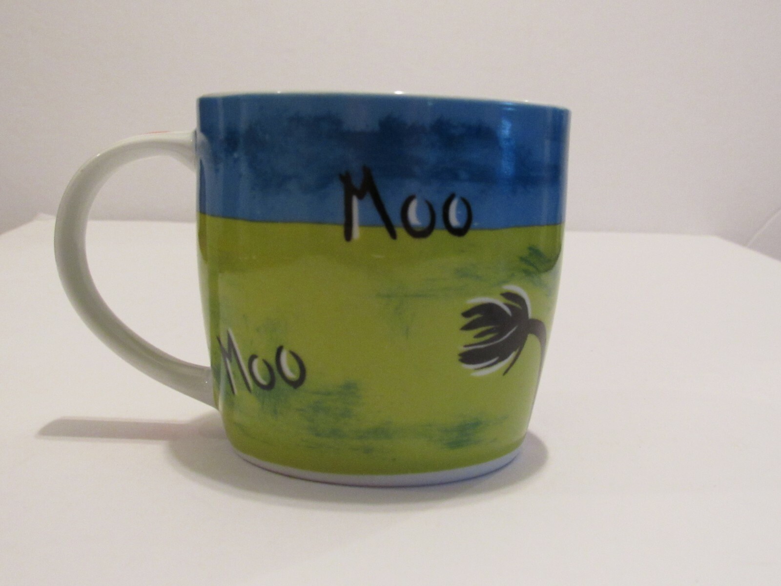 Moo Cow Porcelain Tea Coffee Cup Mug Gallery by Inhesion EUC Never Used ...