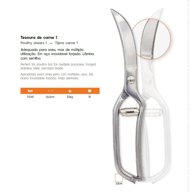 Batil Poultry Shears - Commercial Quality Forged Stainless - Made in ...