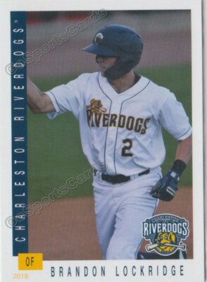 2019 Charleston RiverDogs Brandon Lockridge RC Rookie NY Yankees | eBay
