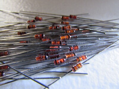 1N4448 GENUINE Fairchild / Rohm Small Signal Diodes DO-35 (50pcs) FAST ...