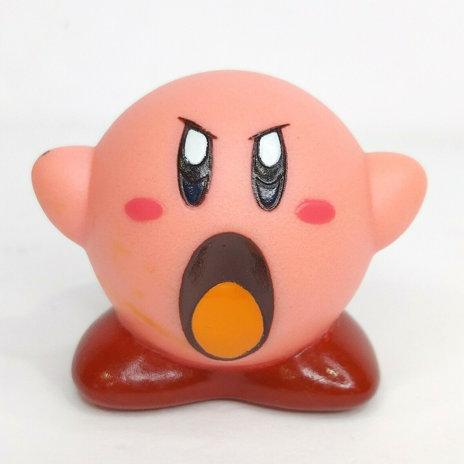 2006 Kirby Finger Puppet 1.25" Inhaling Kirby Figure Nintendo Subarudo ...