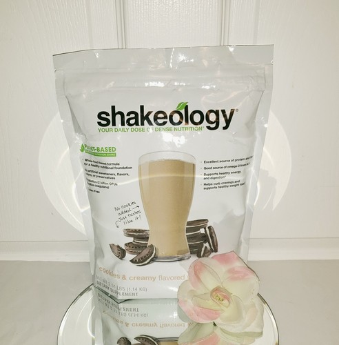 Shakeology COOKIES & CREAMY VEGAN Protein Shake Powder Bag 30 Servings ...