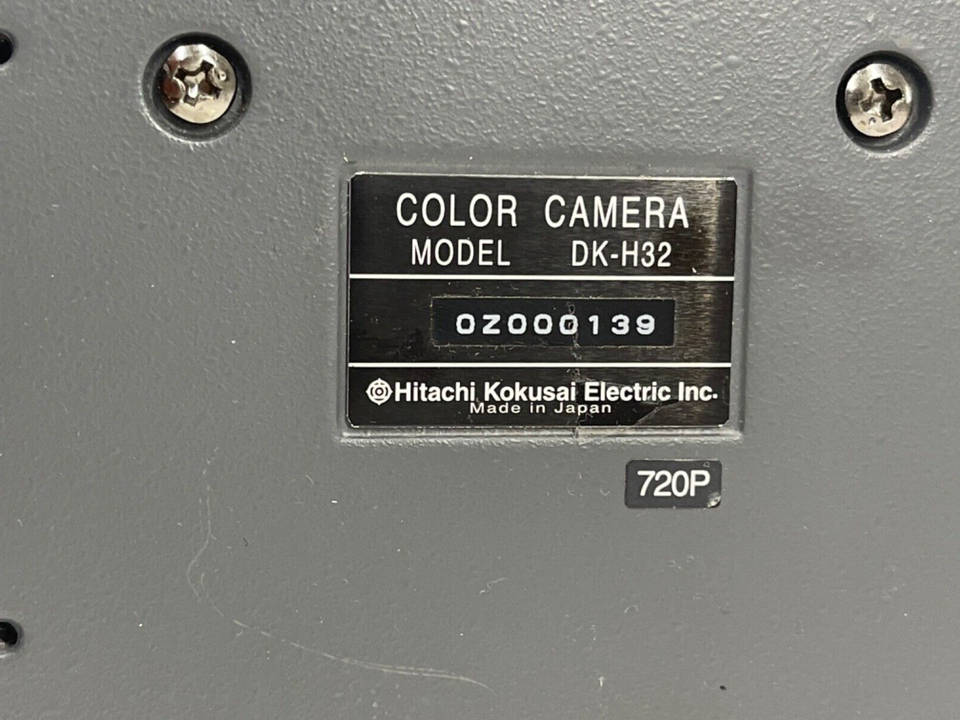 Hitachi HD Color Camera DK-H32 | eBay