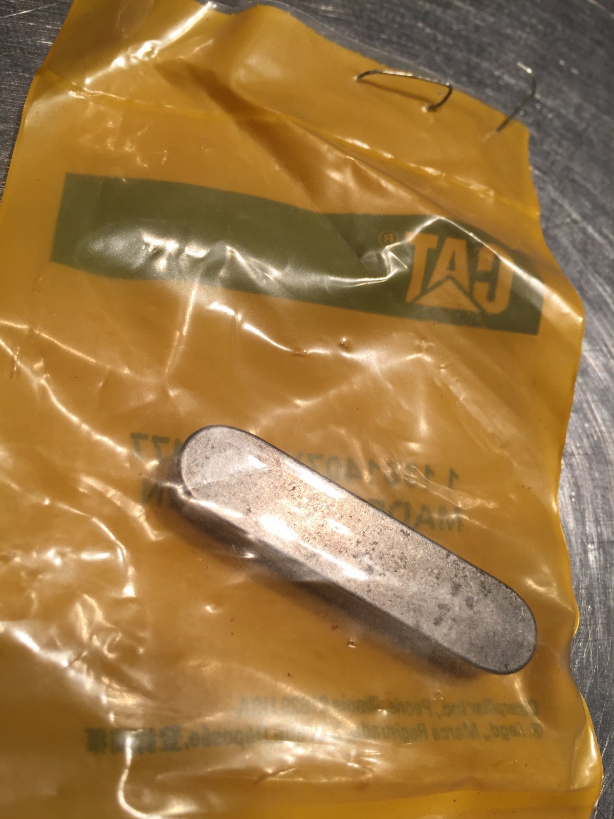 1391407 GENUINE CAT KEY Caterpillar 139-1407 Fits BA22; BA25; BA30 ...