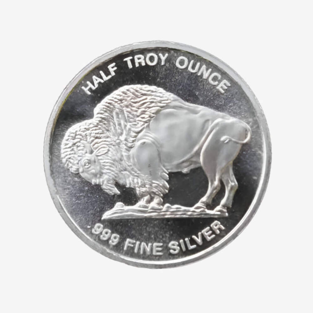 1/2 oz Silver BUFFALO Round - Buffalo Silver Round | .999 Fine Silver ...