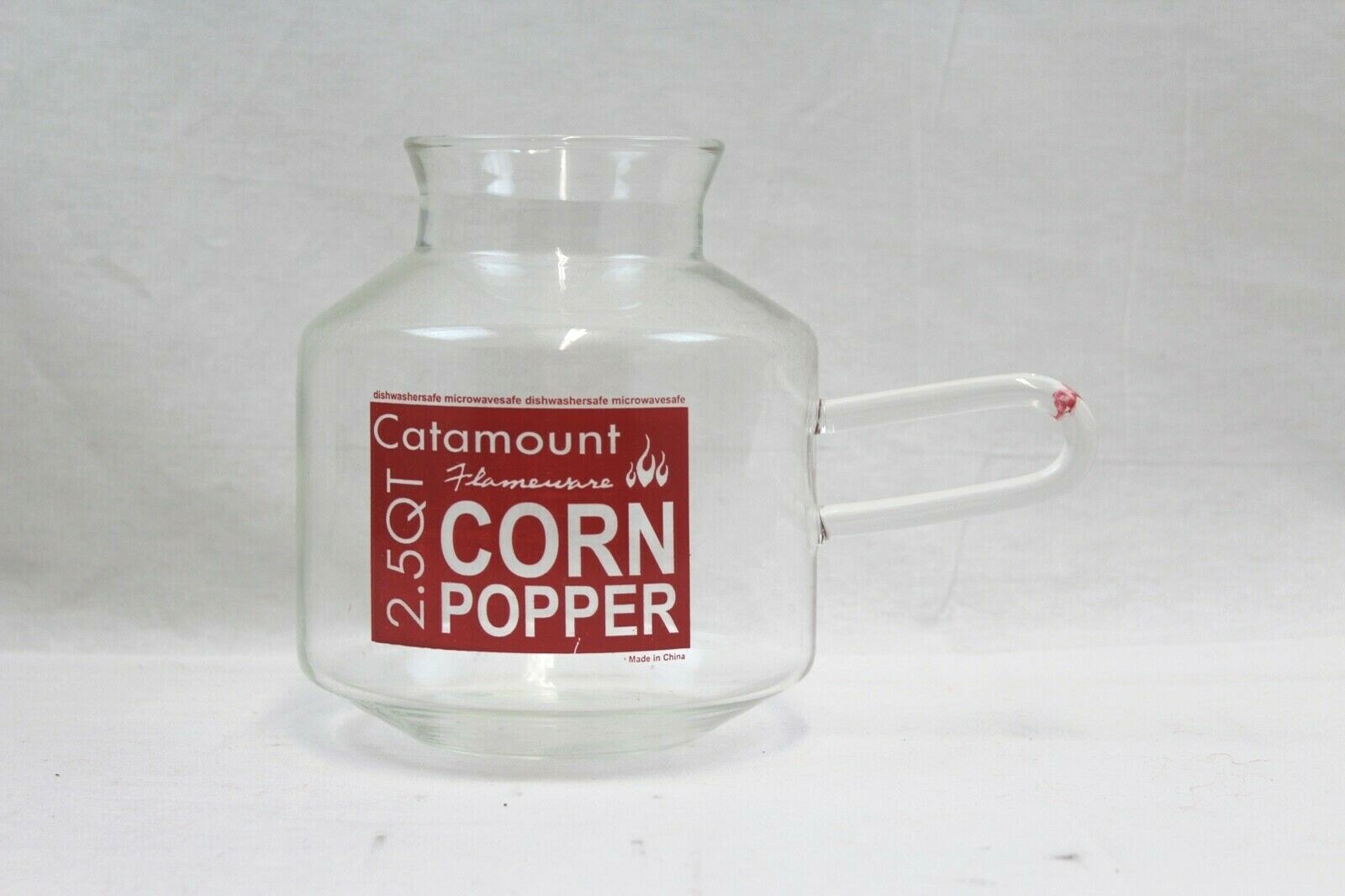 Catamount Flameware 2.5 Qt. Glassware Corn Popper | eBay