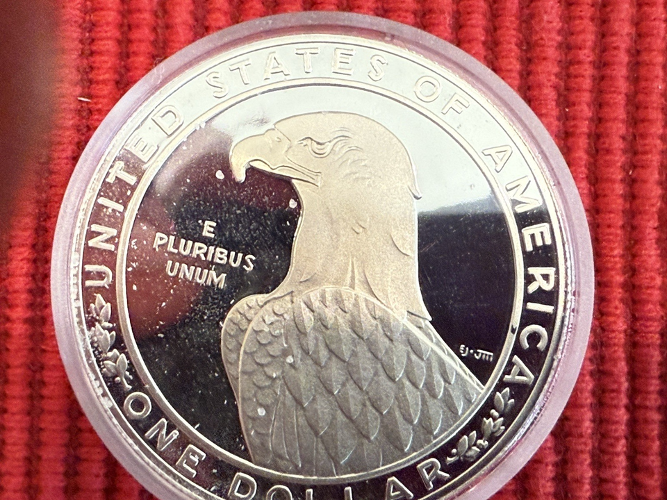 1983 S Proof $1 USA Olympic Silver Dollar DEEP CAMEO w/OGP + Case Nice ...