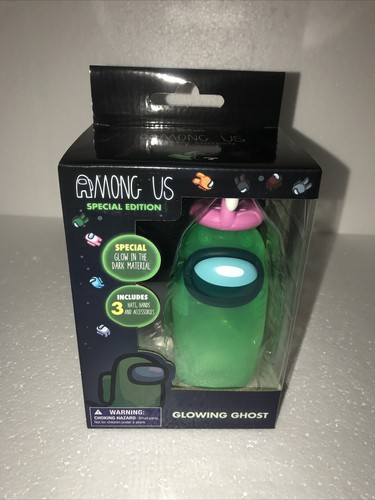 Among Us Special Edition Glowing Ghost Crewmate Action Figures Hat ...