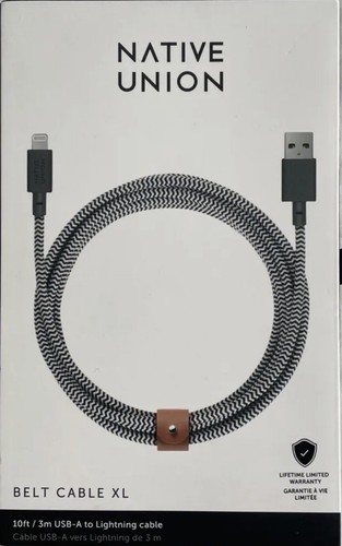 Native Union Apple MFi Certified 10' USB Charging Cable For iPhone 846654036350 | eBay