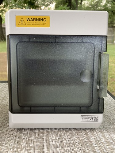 6 Way Outdoor Breaker IP66 Plastic Power Distribution Box w Bus Bar ...