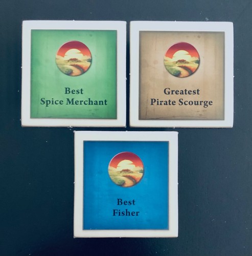 Catan Expansion Explorers & Pirates | All 3 Scenario VP Cards | Game ...