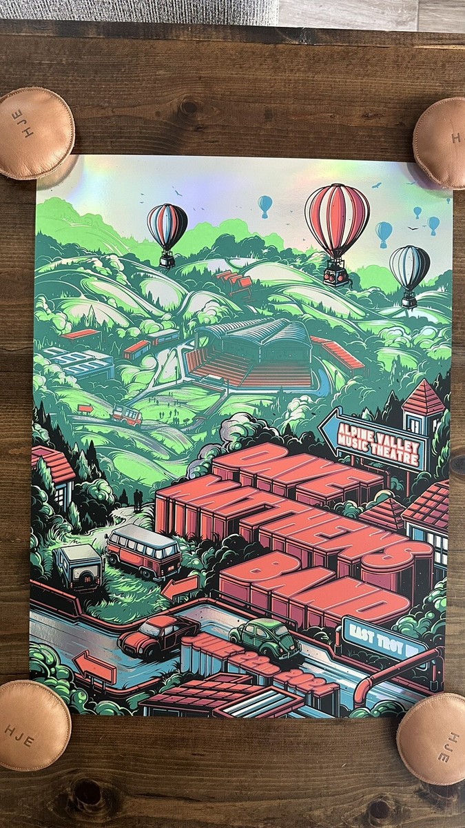 Poster Della Band Dave Matthews Alpine Valley Profilo Per Dave