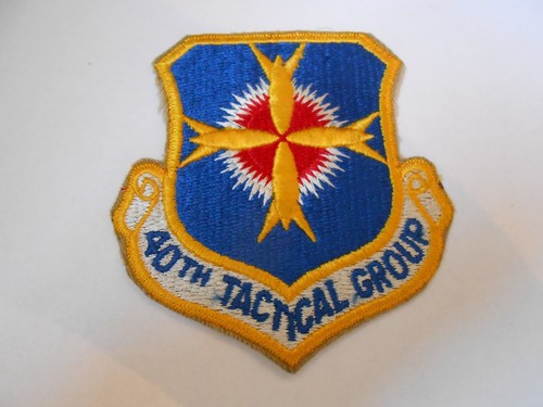 USAF cloth squadron patch 40th tactical group | eBay UK