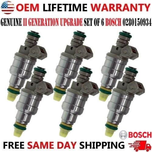 BOSCH 2nd Gen. Upgrade x6 Fuel Injectors for 91-95 Buick Pontiac ...