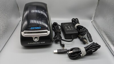 DYMO Labelwriter 450 Thermal Label Printer with USB Cable & A/C Adapter ...